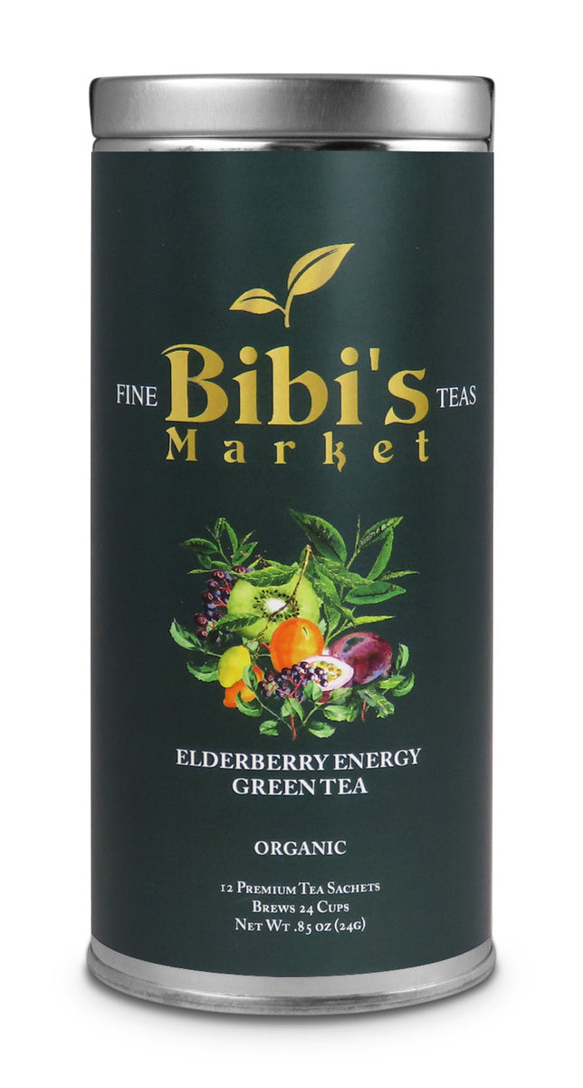 Energizing Organic Green Tea with Elderberry | Bibi’s Market – Bibi's ...